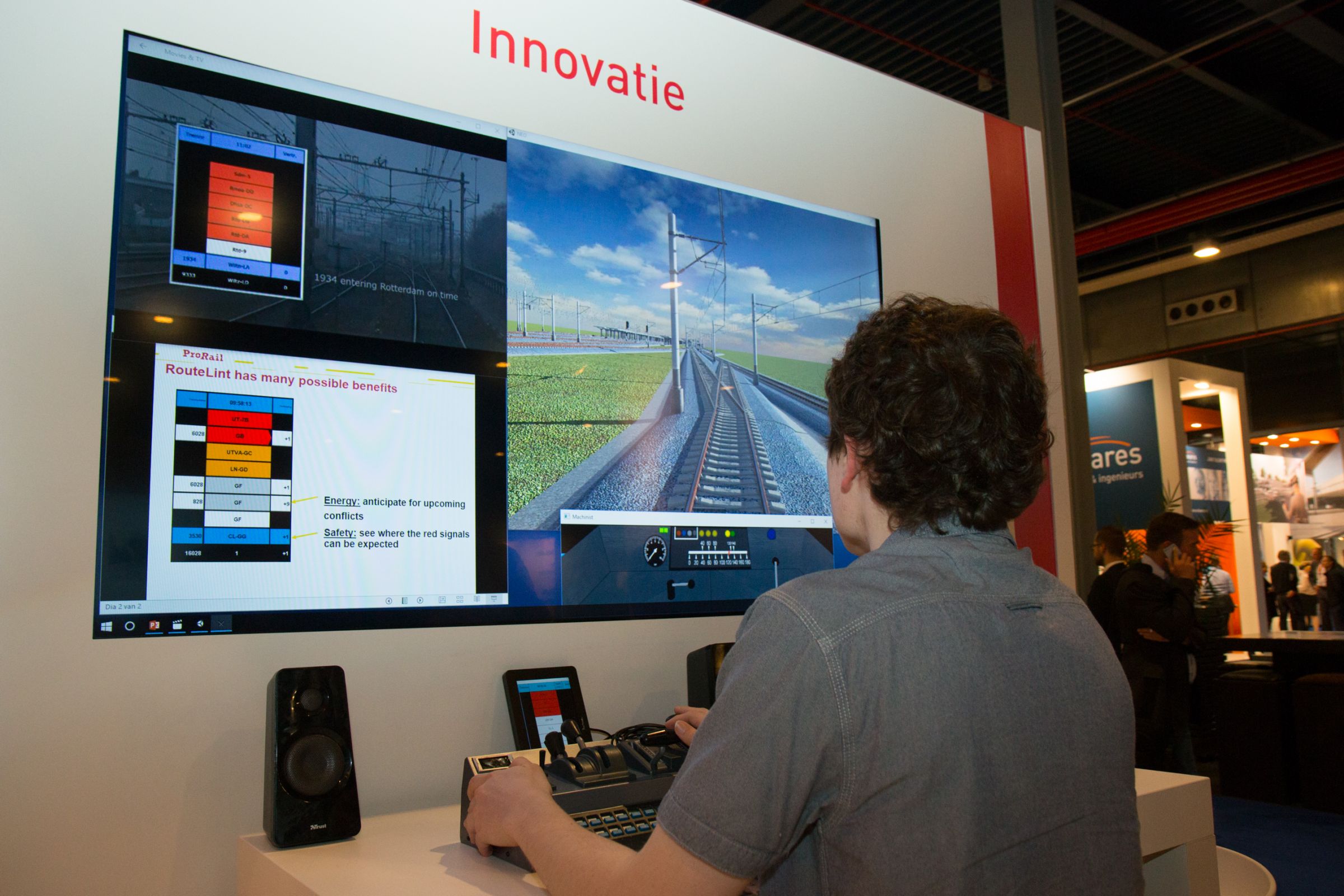 Goedemorgen Nederland bezoekt de RailTech | ProRail