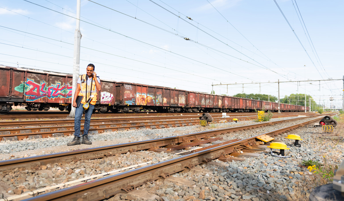 Op hitte inspectie met Jamaal | ProRail