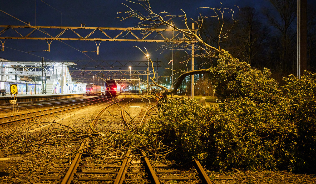 Liveblog storm Eunice | ProRail | ProRail