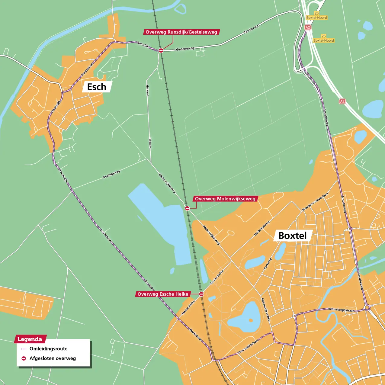 Overwegen Boxtel en Esch afgesloten | ProRail